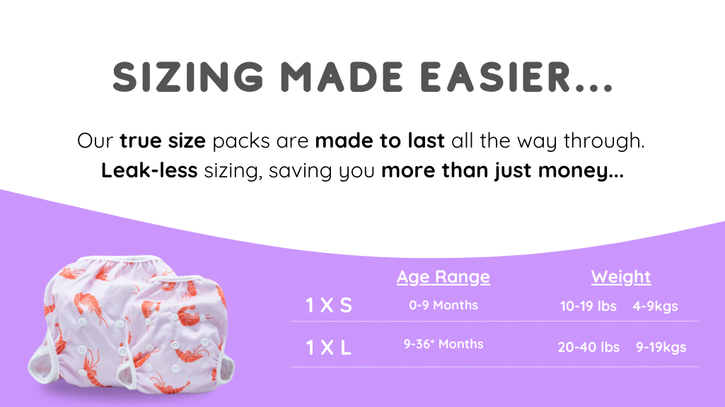 Bambi & Boo - Full Size Swim Diaper Pack